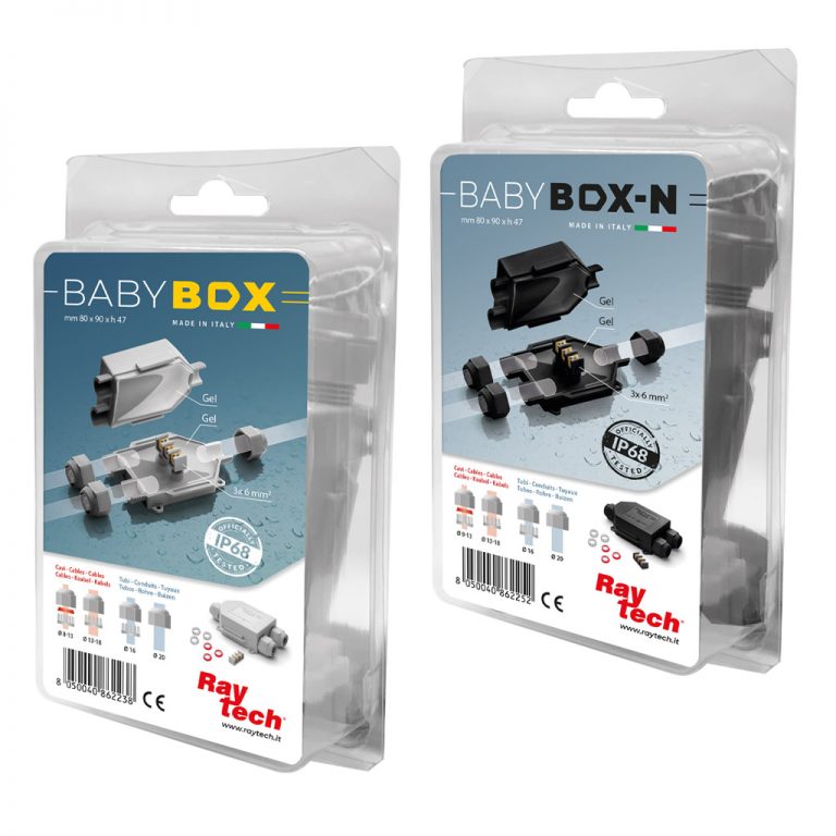 Ready Box IP68 / Baby Box IP68 - Gel pre-filled junction box | Raytech ...